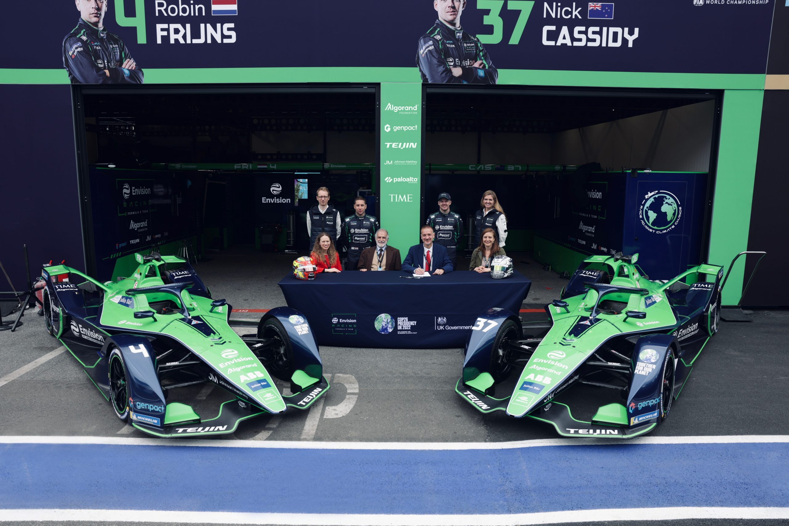 UK COP26 PRESIDENCY AND ENVISION RACING ANNOUNCE NEW COMMITMENTS IN ...