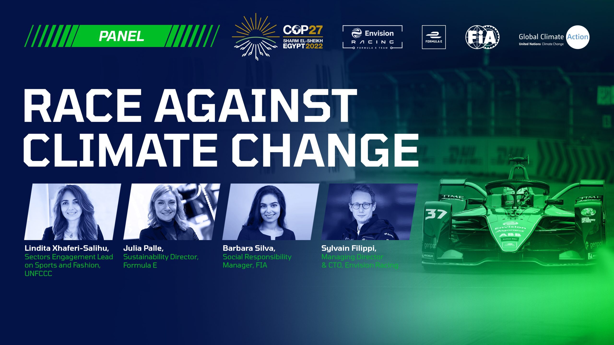 Sports panel at COP27 features leaders from electric motorsport world ...